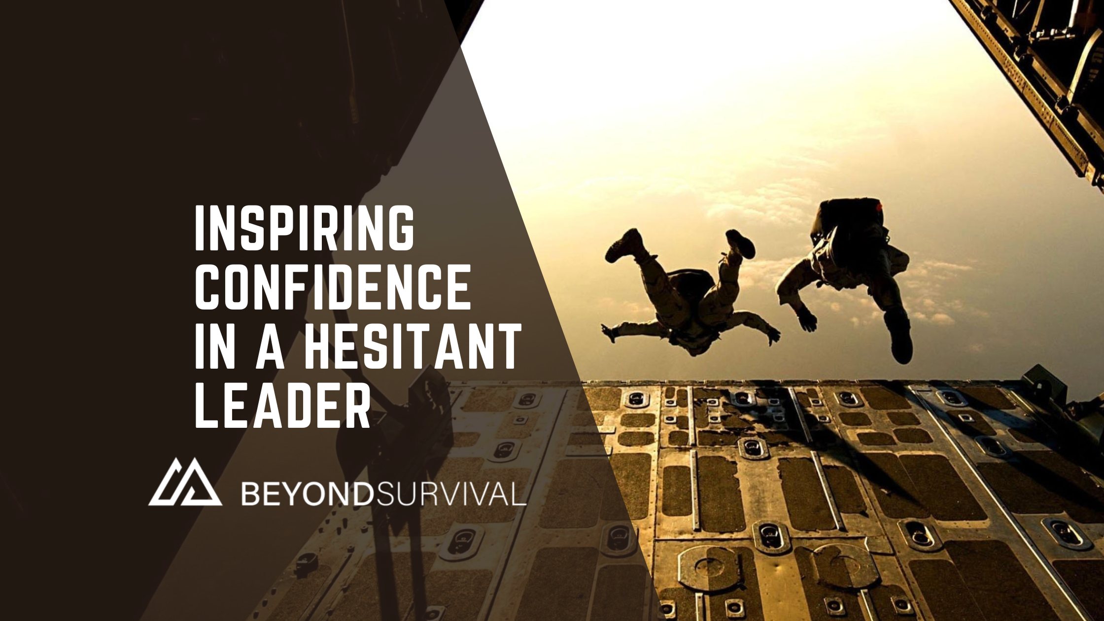 inspiring confidence in a hesitant leader — Beyond Survival