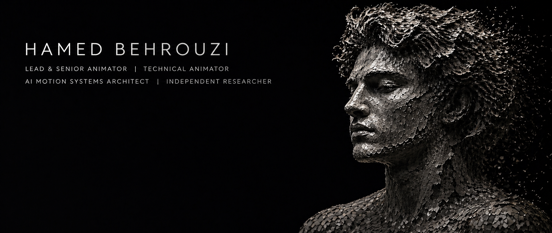 Hamed Behrouzi | Lead & Senior Animator | Technical Animator | AI ...