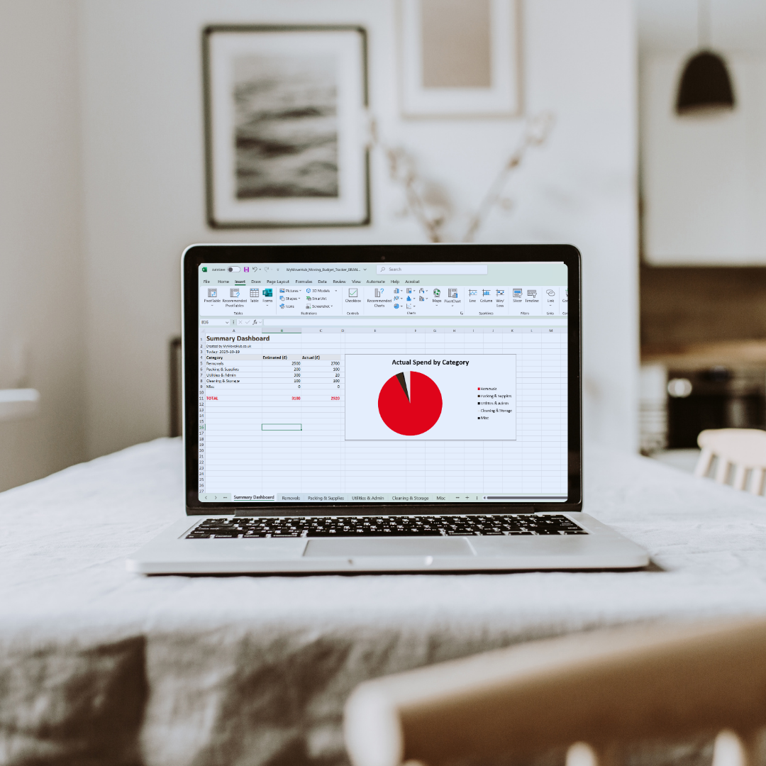 Moving Budget Tracker & Planner (Excel Template) — My Move Hub