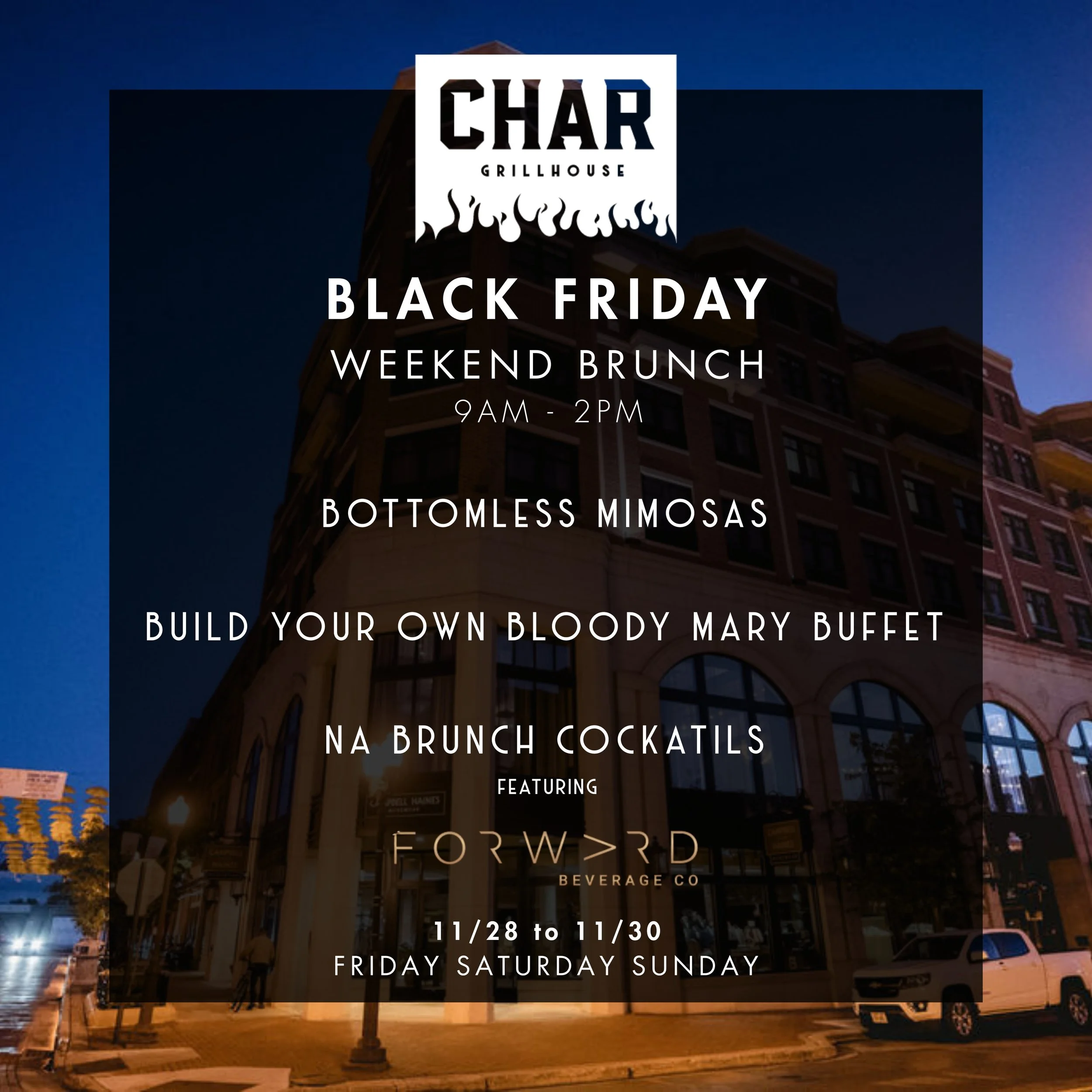 Events | Join Our Events - Reserve Your Spot Now — CHAR Grillhouse