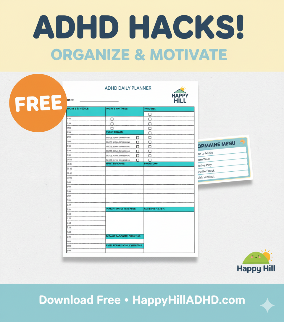 HAPPY HILL ADHD | Empower Your ADHD Journey — Explore Now