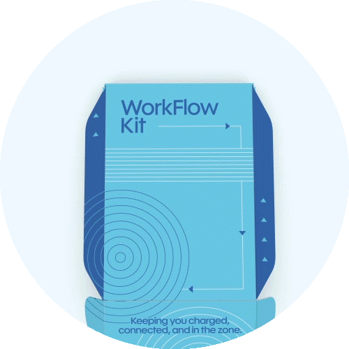 WorkFlow Kit: Charging Pad & Earbuds Set — PowerStick.com