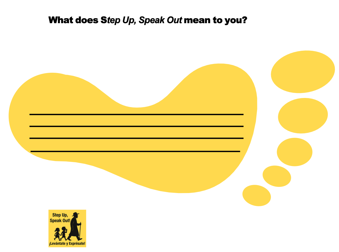 Resources — Step Up, Speak Out!