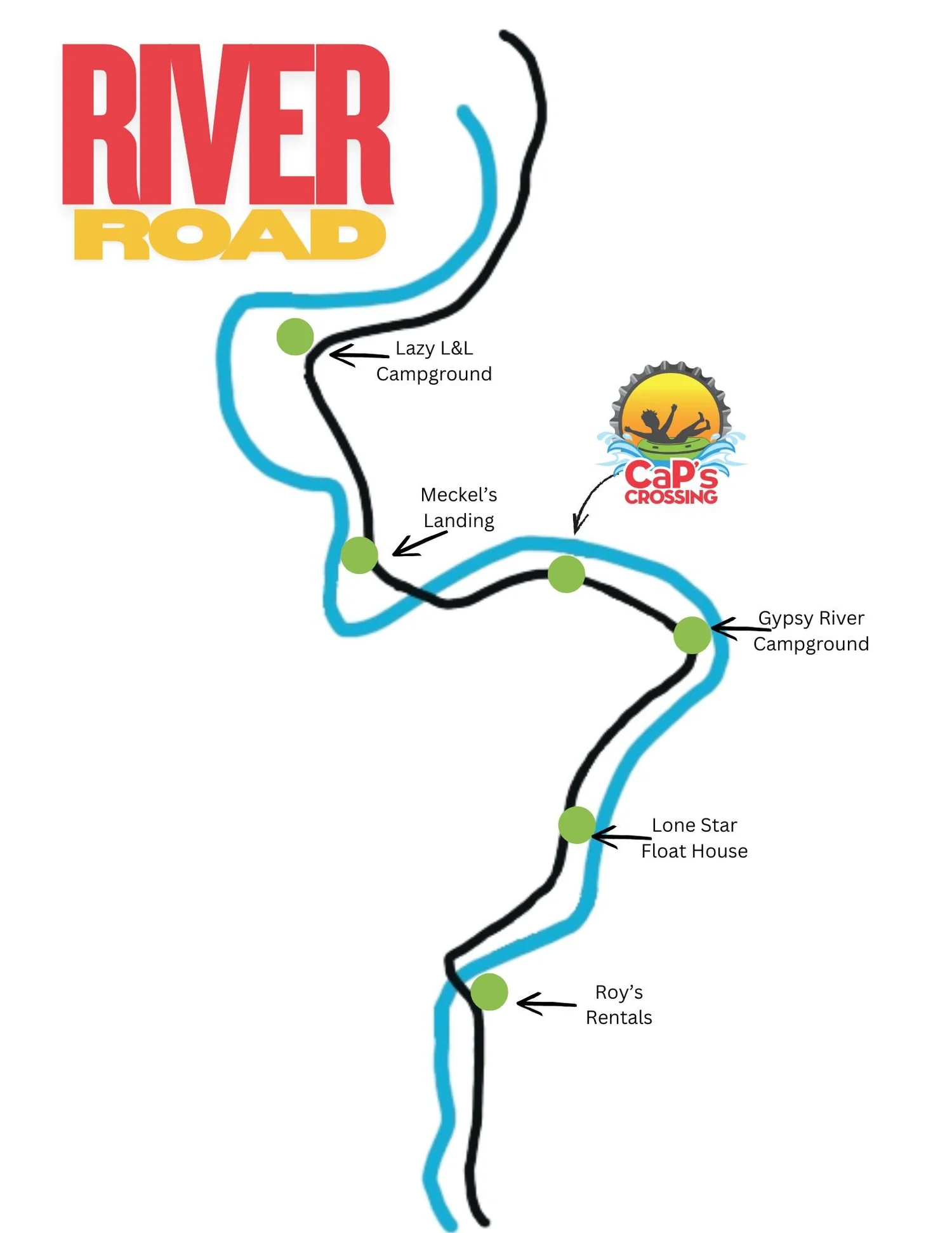 River Rules & Map — CaP's Crossing