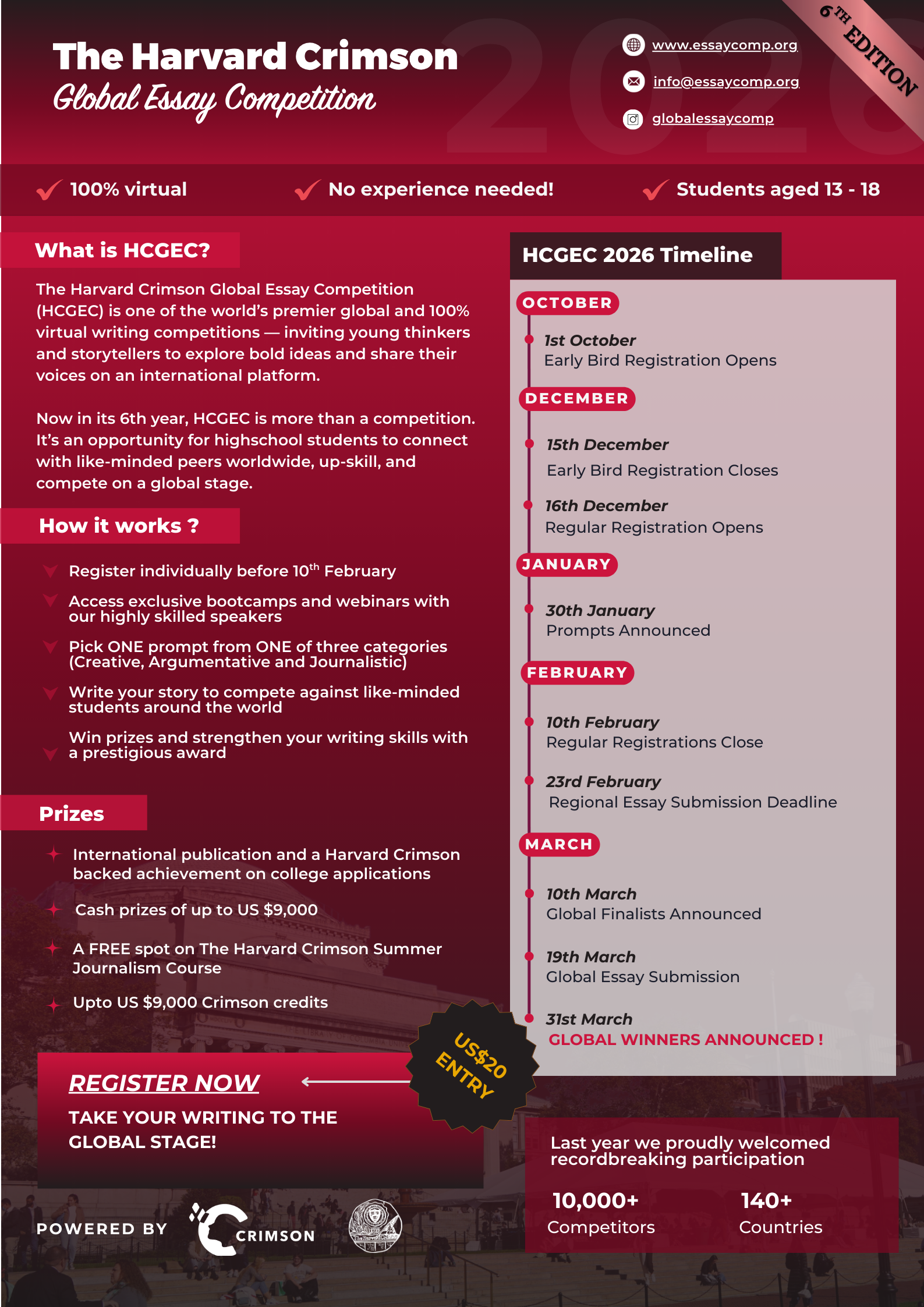 Guide — The Harvard Crimson Global Essay Comp