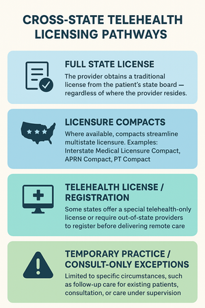 Telehealth Credentialing 2026: Cross-State Licensing, Compacts ...