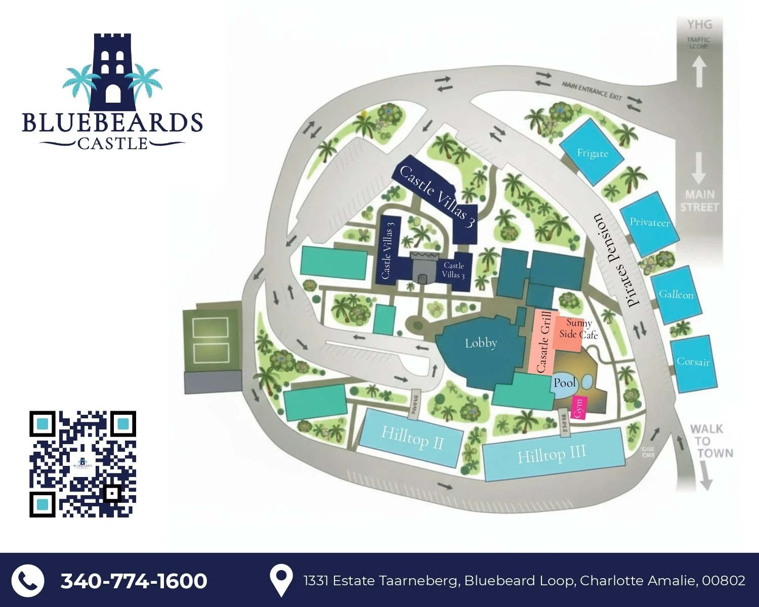 Hilltop Villas | Bluebeards Castle Resort