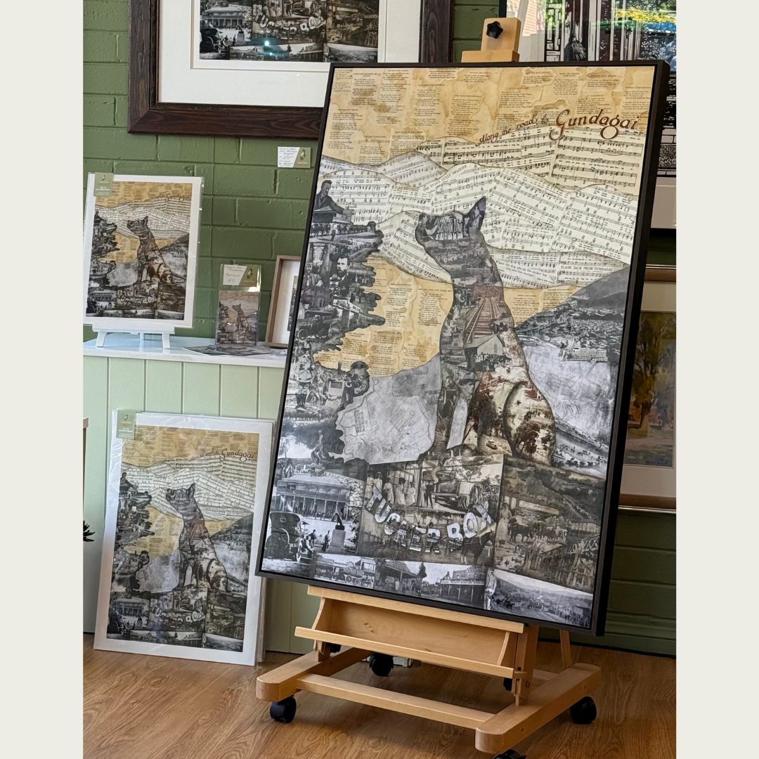 'Don't Get Your Bullocks Bogged!' by Rechelle Lawson — Plane Tree Gallery