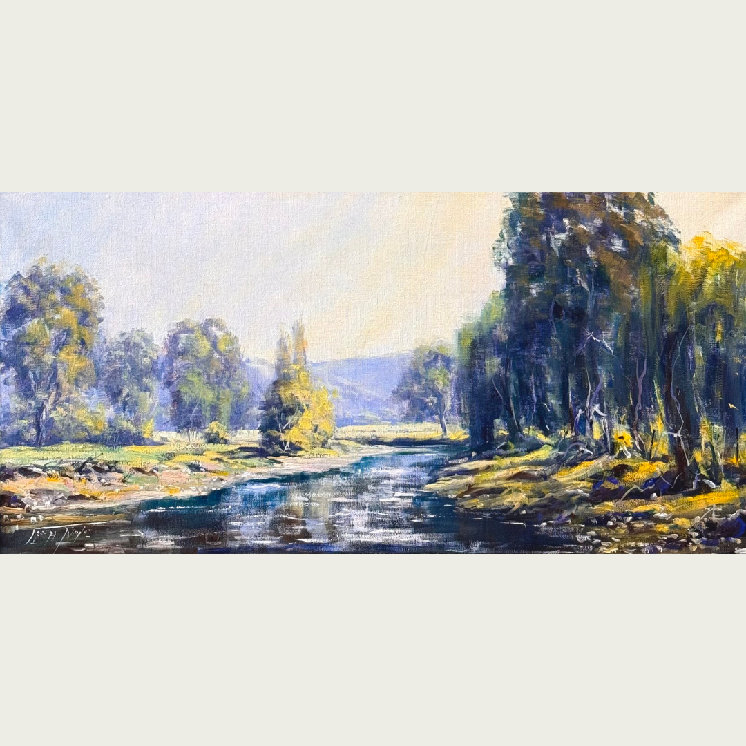 'Afternoon River Tumut' by Geoff Naylor — Plane Tree Gallery