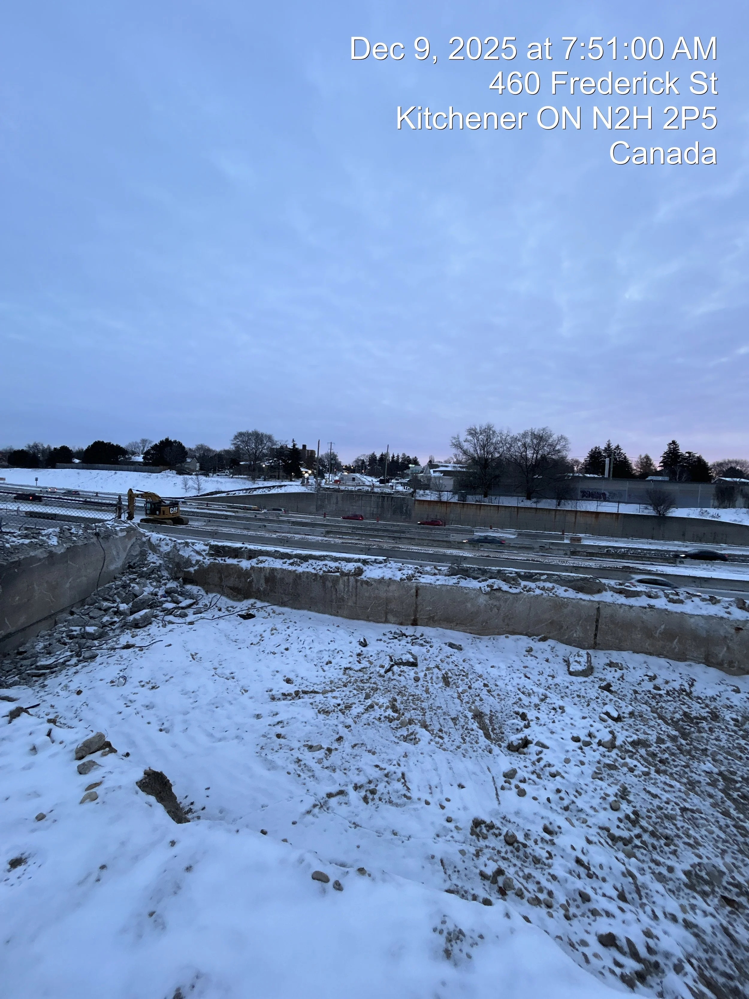 Photographic Inventory — Frederick St Bridge Construction