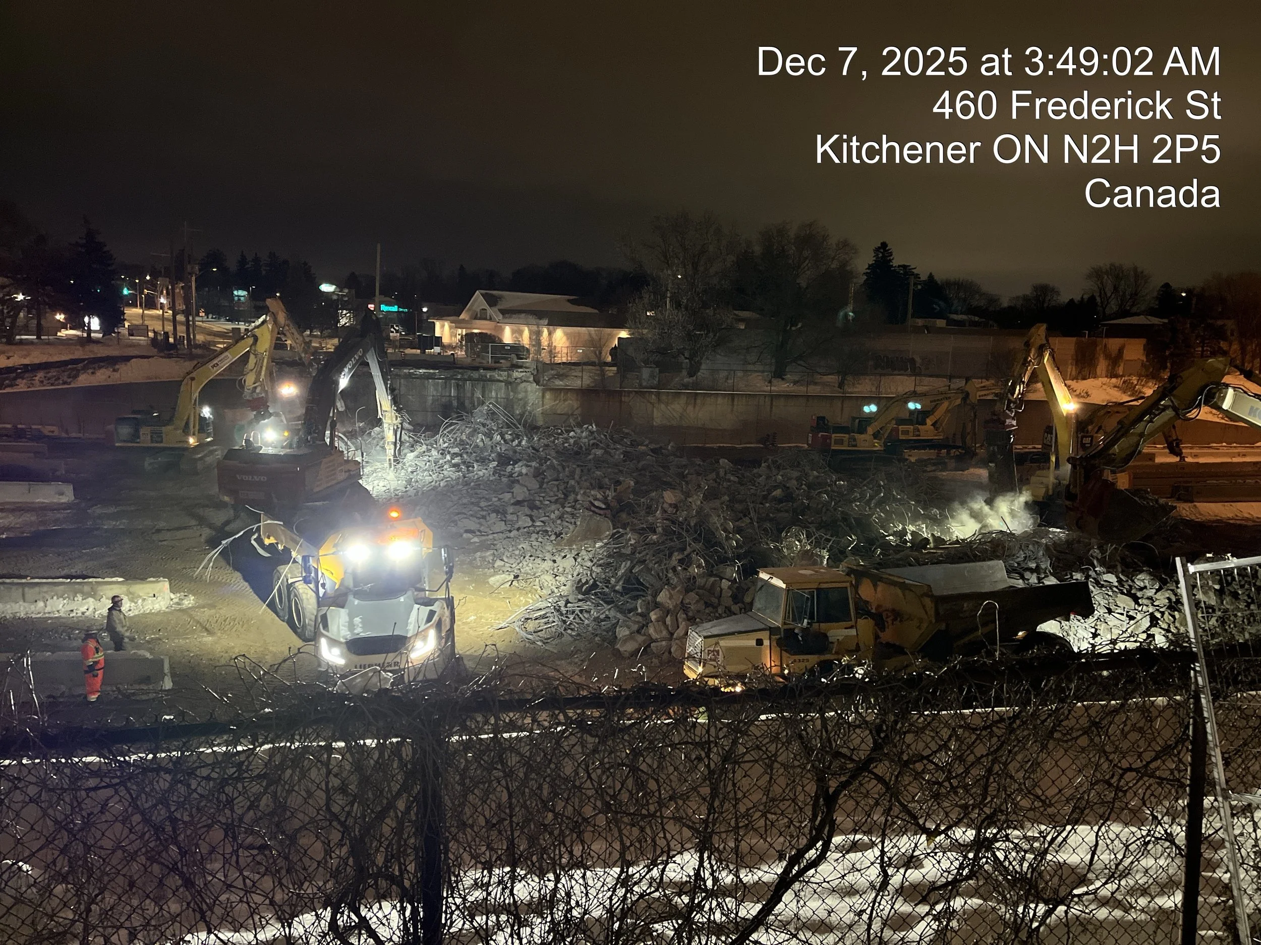 Photographic Inventory — Frederick St Bridge Construction