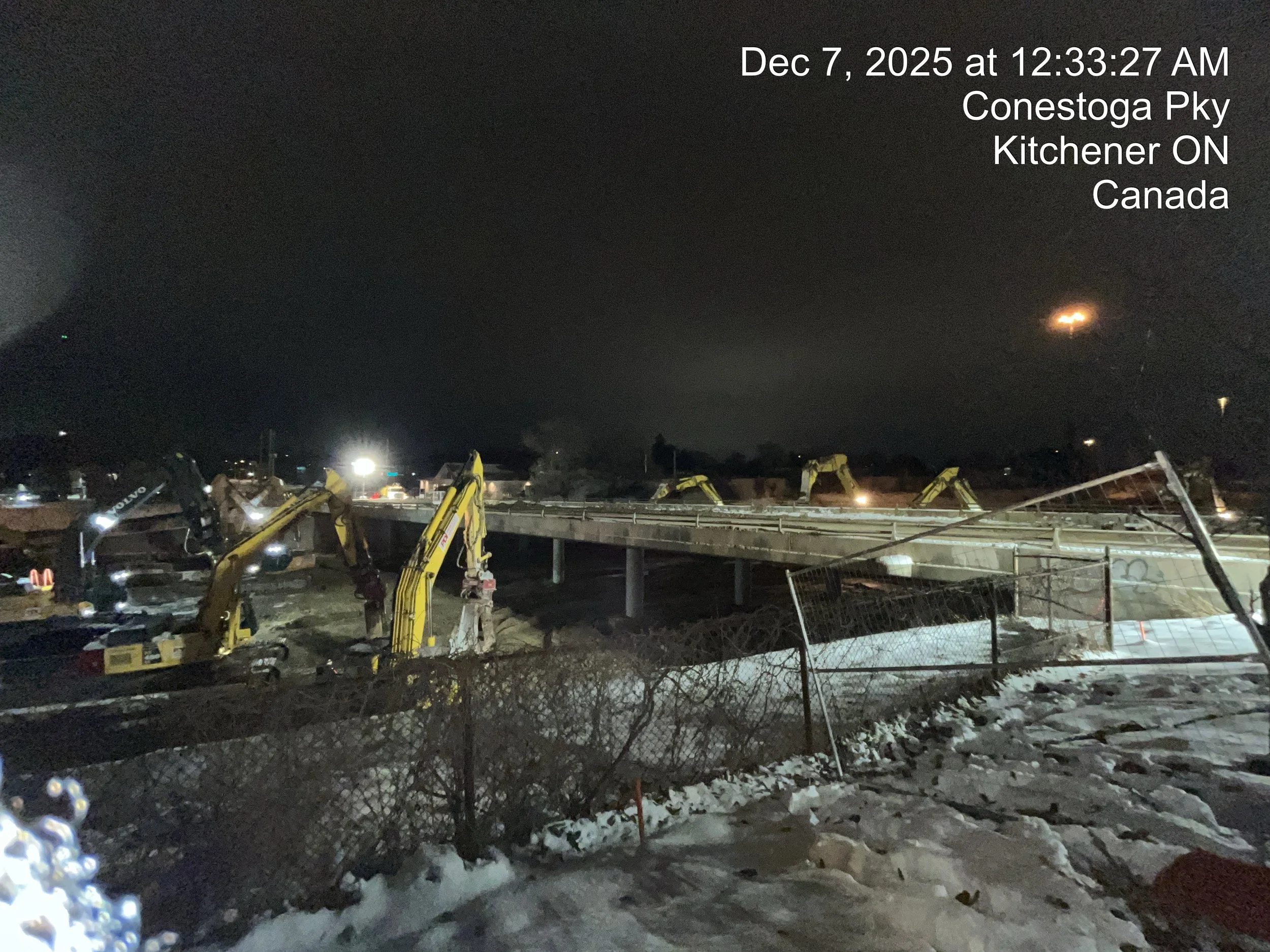 Photographic Inventory — Frederick St Bridge Construction