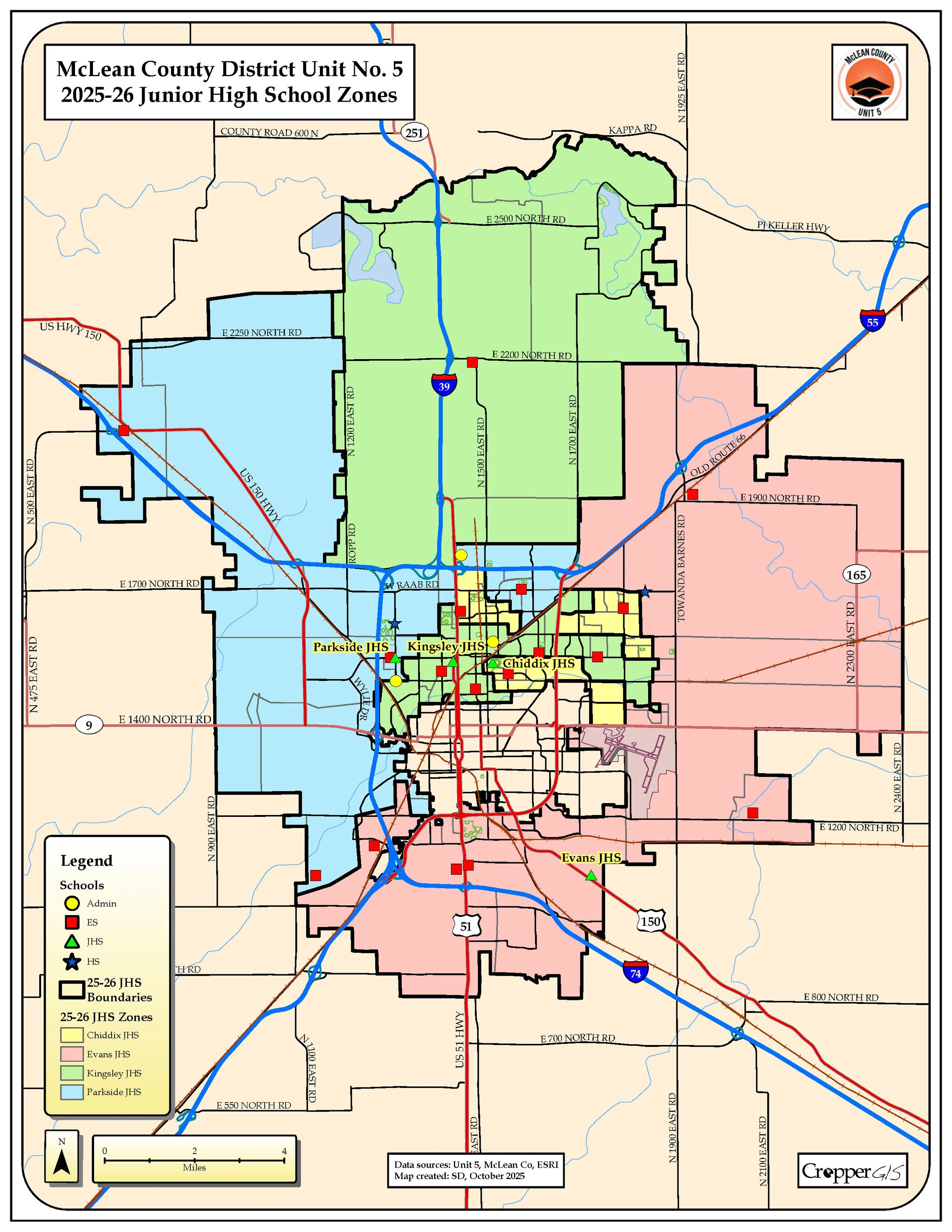 Project Maps — McLean County Unit District No. 5 Enrollment Planning ...