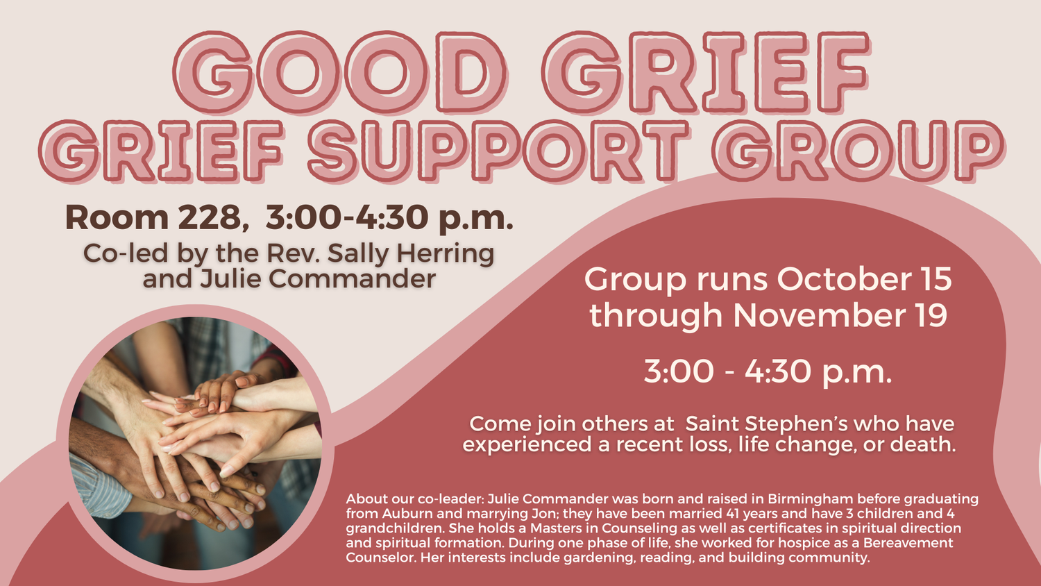 Good Grief Support Group — Saint Stephen's Episcopal Church