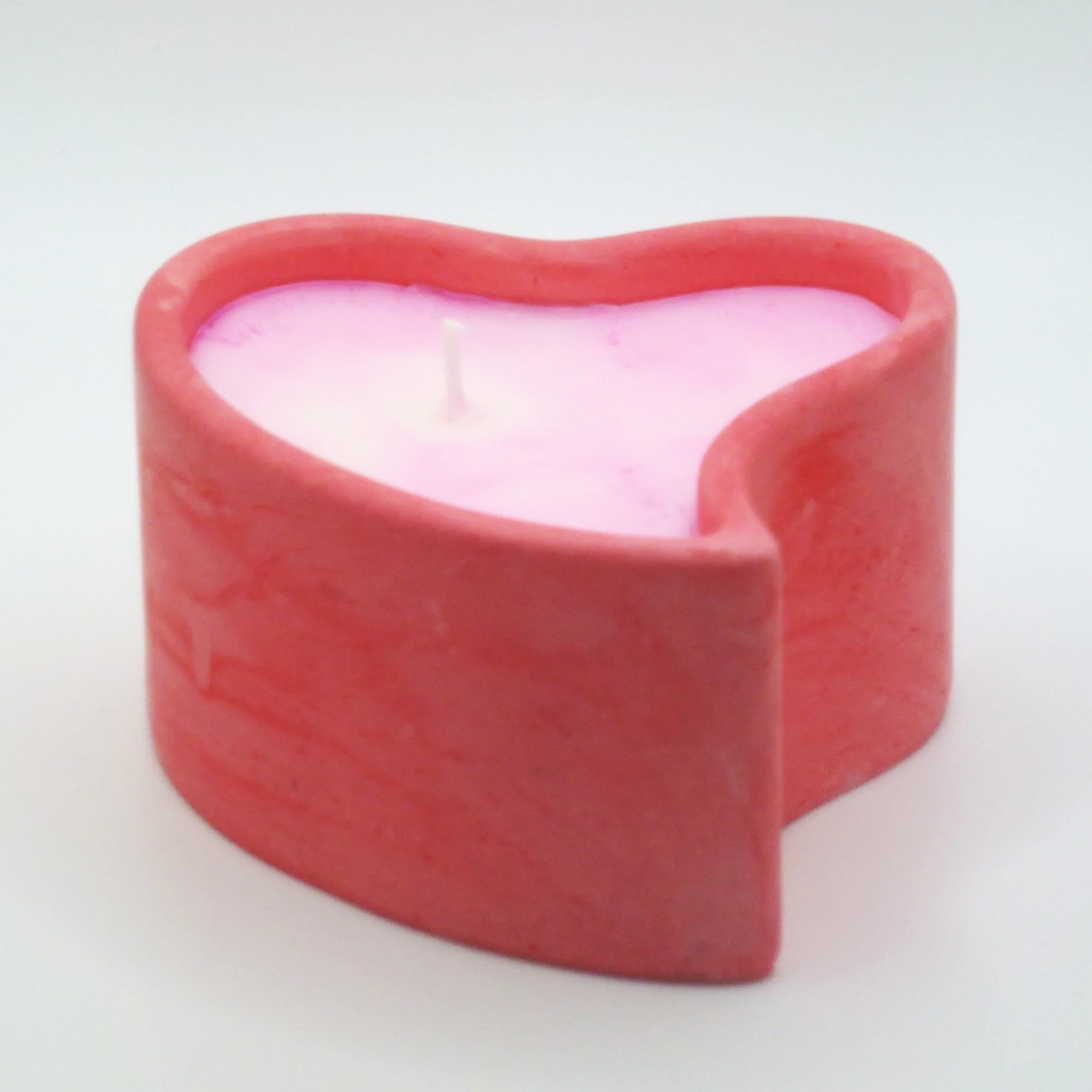 Heart-Shaped Lavender & Vanilla Soy Candle | Hand-Poured Artisan Gift ...