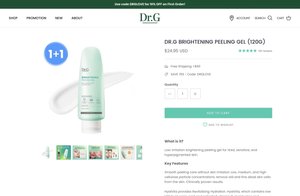 Korean skincare brand Dr.G recently acquired by the L’Oréal Group ...