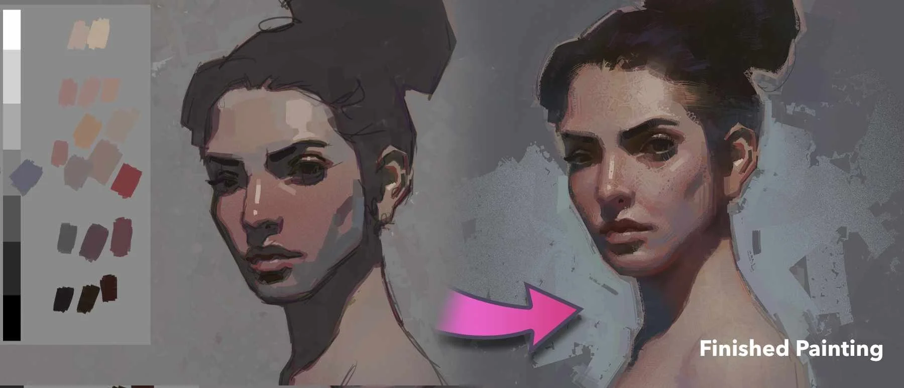 How to Start Painting Portraits in Color (Start With Brown) — Chris ...