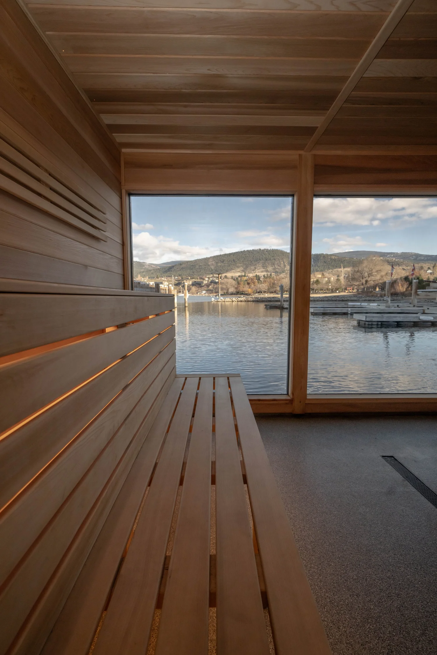 Shelter Floating Sauna | Penticton’s Floating Sauna + Cold Plunge ...