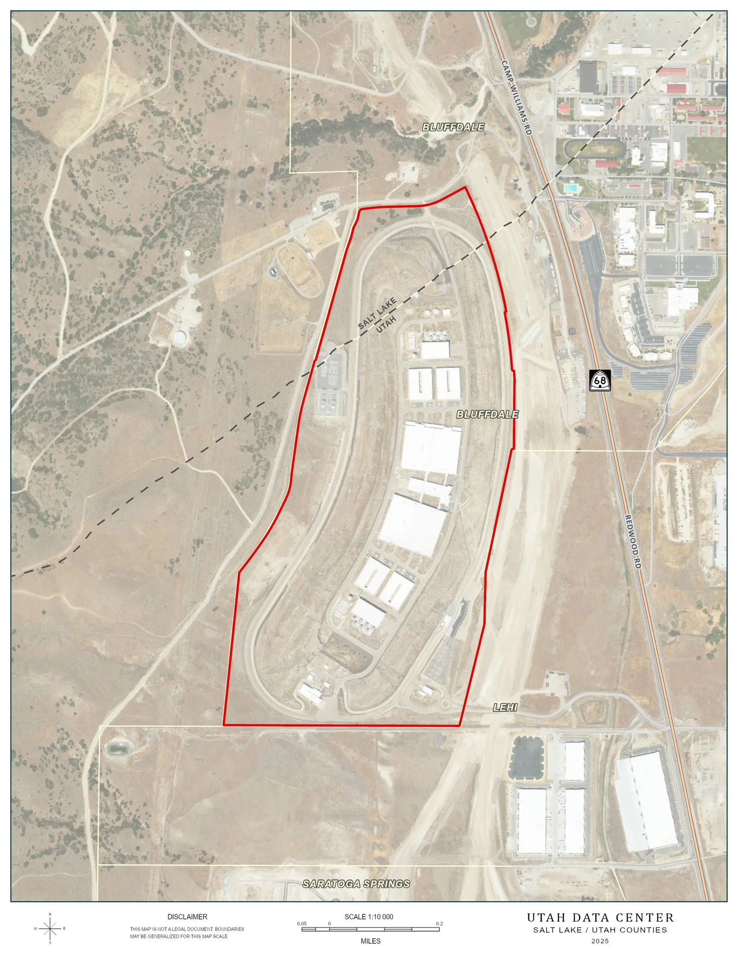 Utah Data Center Project Area — MIDA
