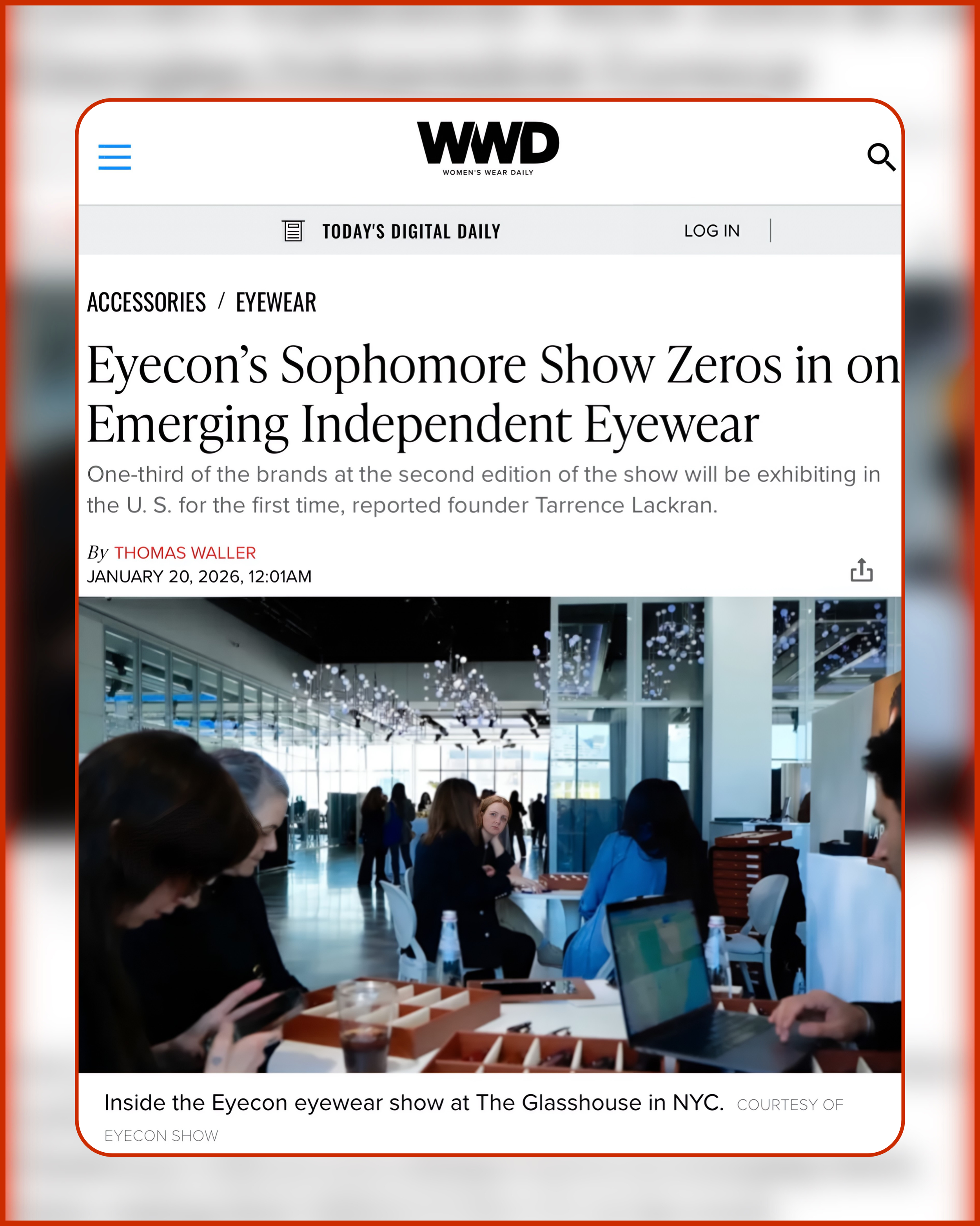 EYECON 2026 – The Future of Luxury Eyewear