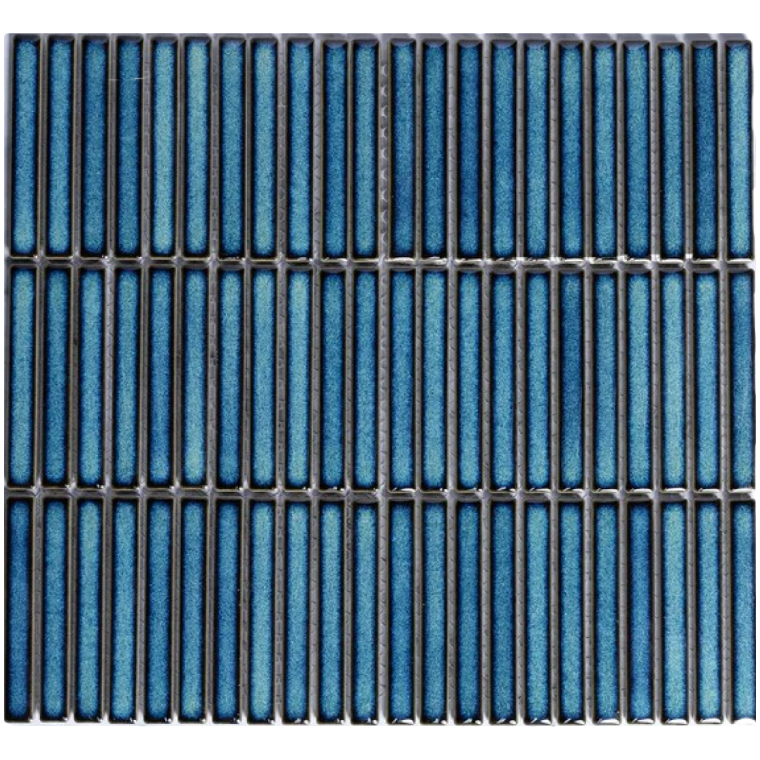 Roseby Forest Green Gloss Kit Kat Finger Mosaic Tile — CRĒO