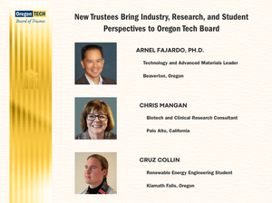 New Trustees Join Oregon Tech Board — Jefferson Daily News