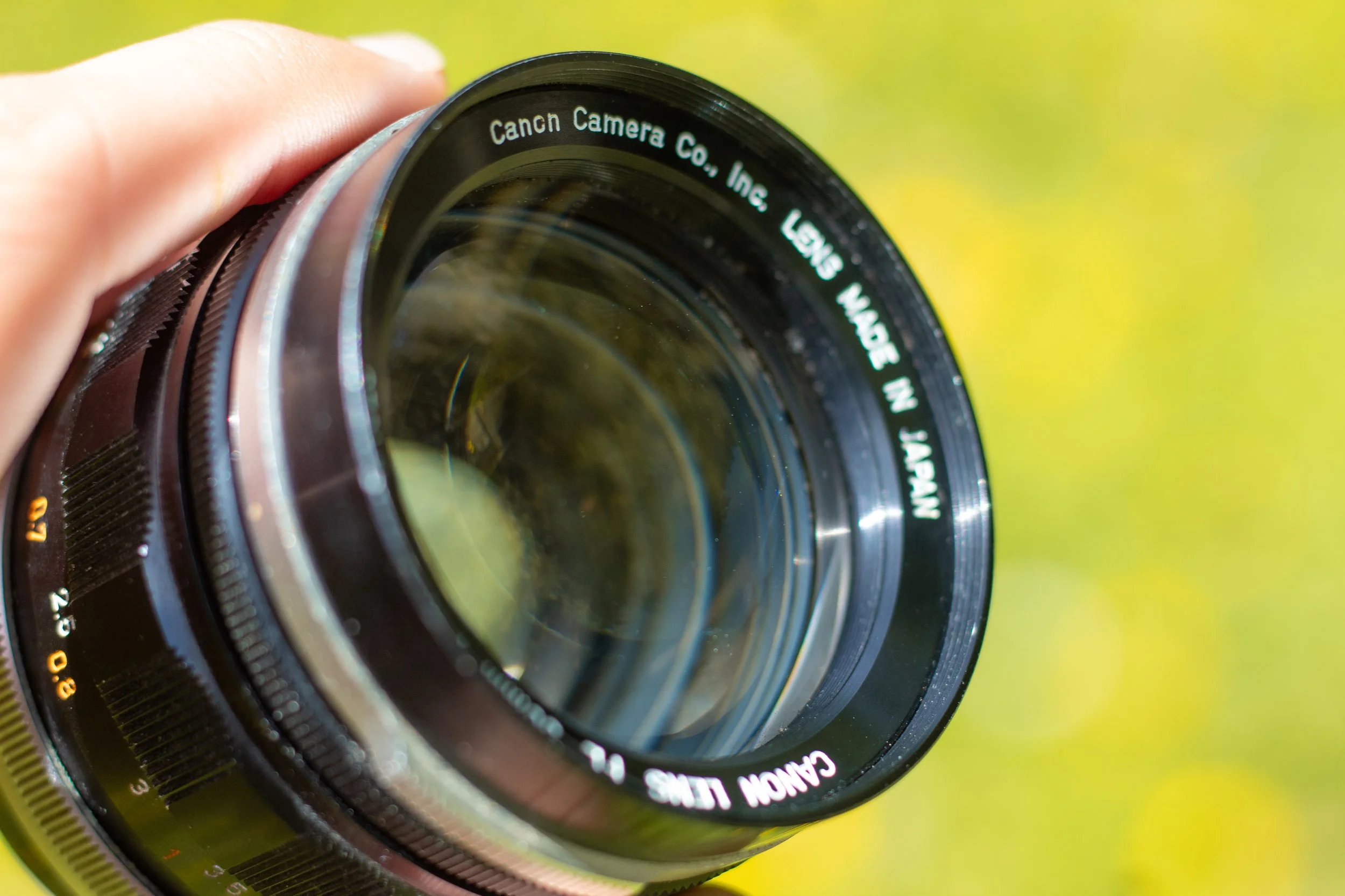 Canon 58mm 1.2 FL Mount Lens — Kiwi Camera Smith