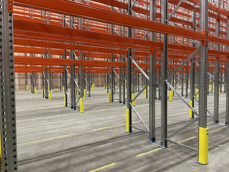 Pallet Racking Leg Protection | Upright Column Guards & Rack Armour ...