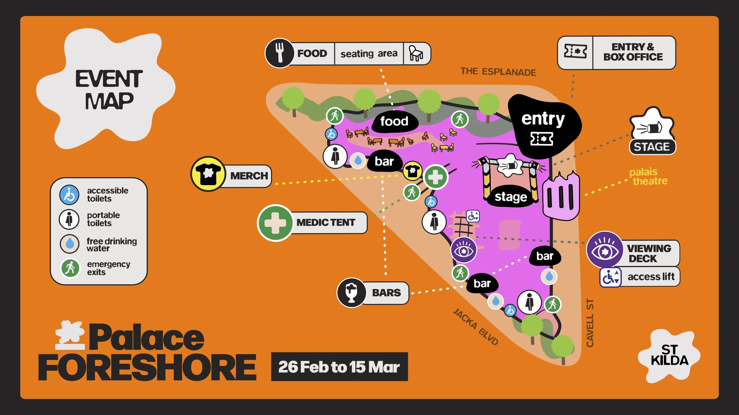 Discover Palace Foreshore, Melbourne's 5,000-capacity outdoor music ...