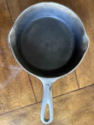 Wagner Ware No. 4 Nickel-Plated Skillet — Pattern 1054, Sidney Ohio ...