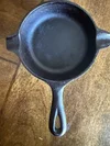 Wagner Ware Miniature Cast Iron Skillet No. 1050 — Stylized W Logo ...