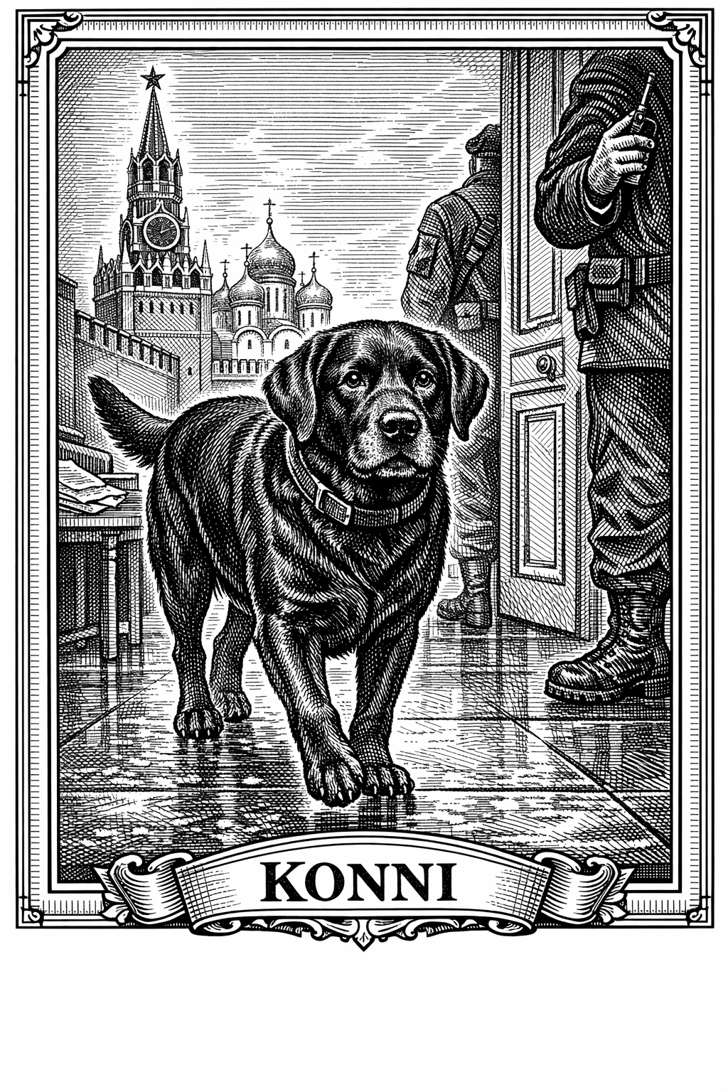 Konni the Kremlin Dog: Putin’s Black Labrador and Symbol of Power — The ...