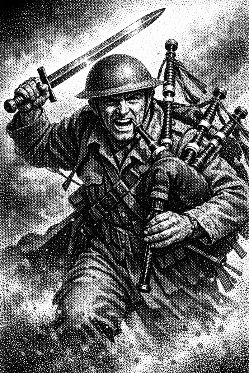 Jack Churchill (Mad Jack) — The Sword-Wielding Bagpiper of World War II ...