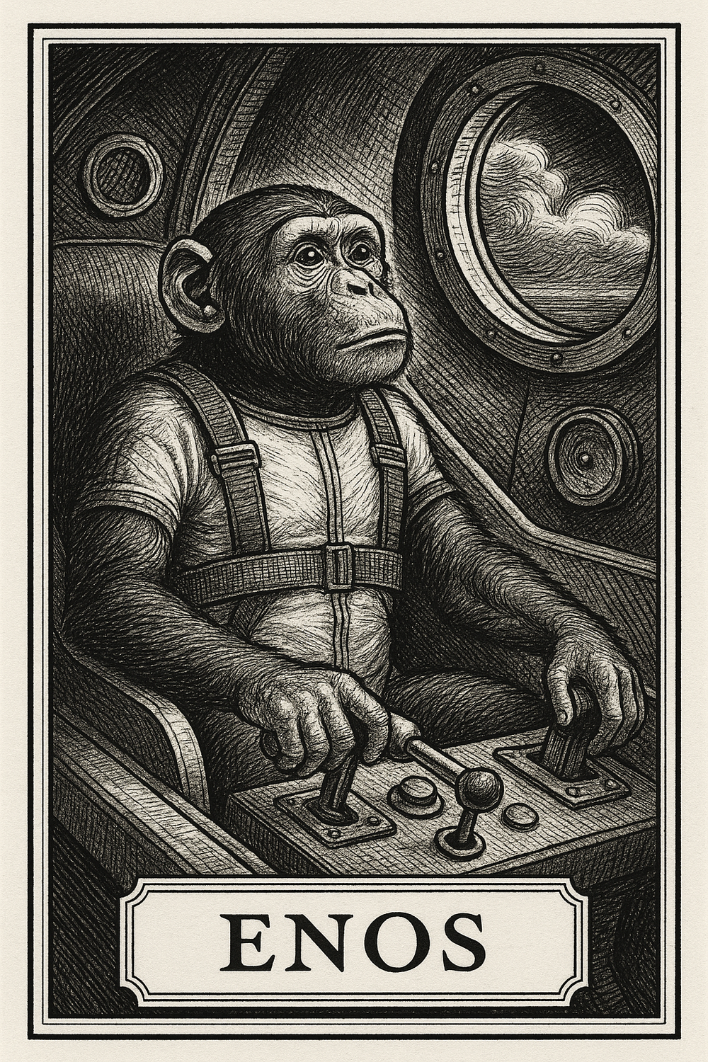 Enos the Space Chimp — The First American to Orbit Earth (1961) — The ...