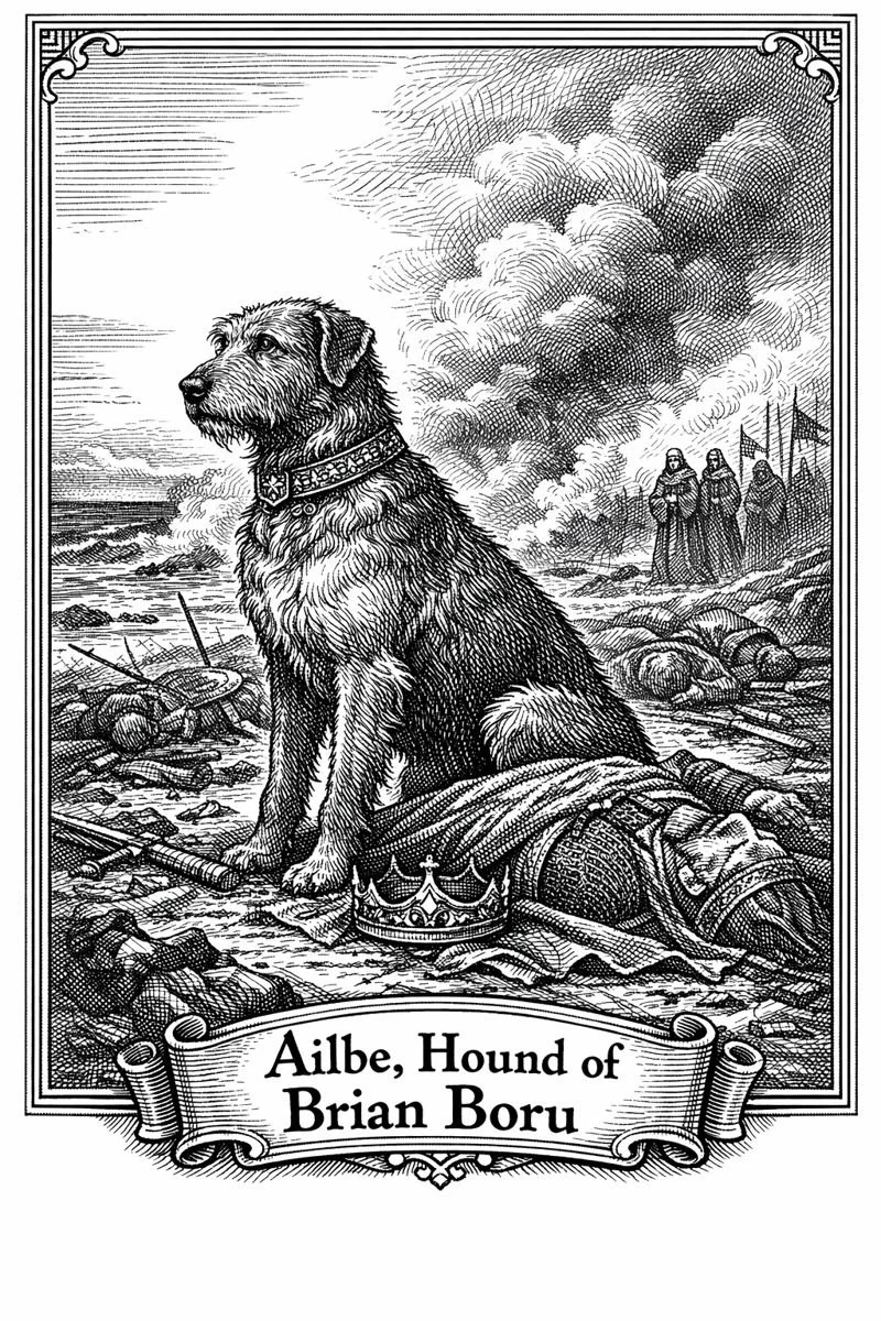 Irish Wolfhounds of Brian Boru | Legendary War Dogs of Medieval Ireland ...