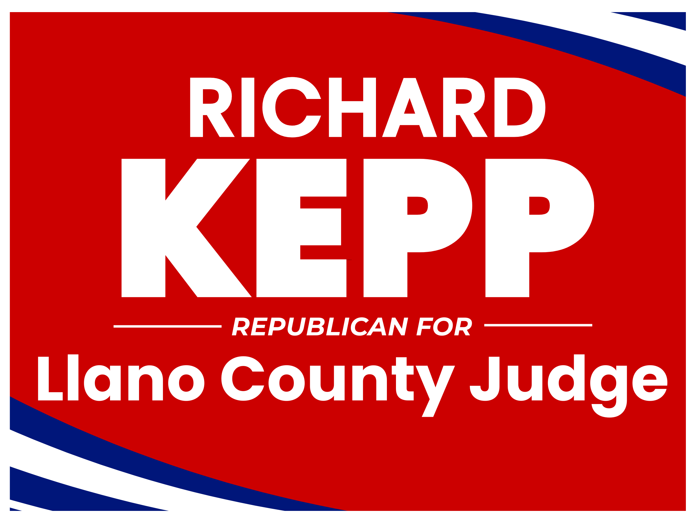 Vote Kepp for Llano County Judge | Elect Richard Kepp