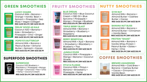 Menu | Discover Healthy Choices — Order Today — Live Fresh Juicery
