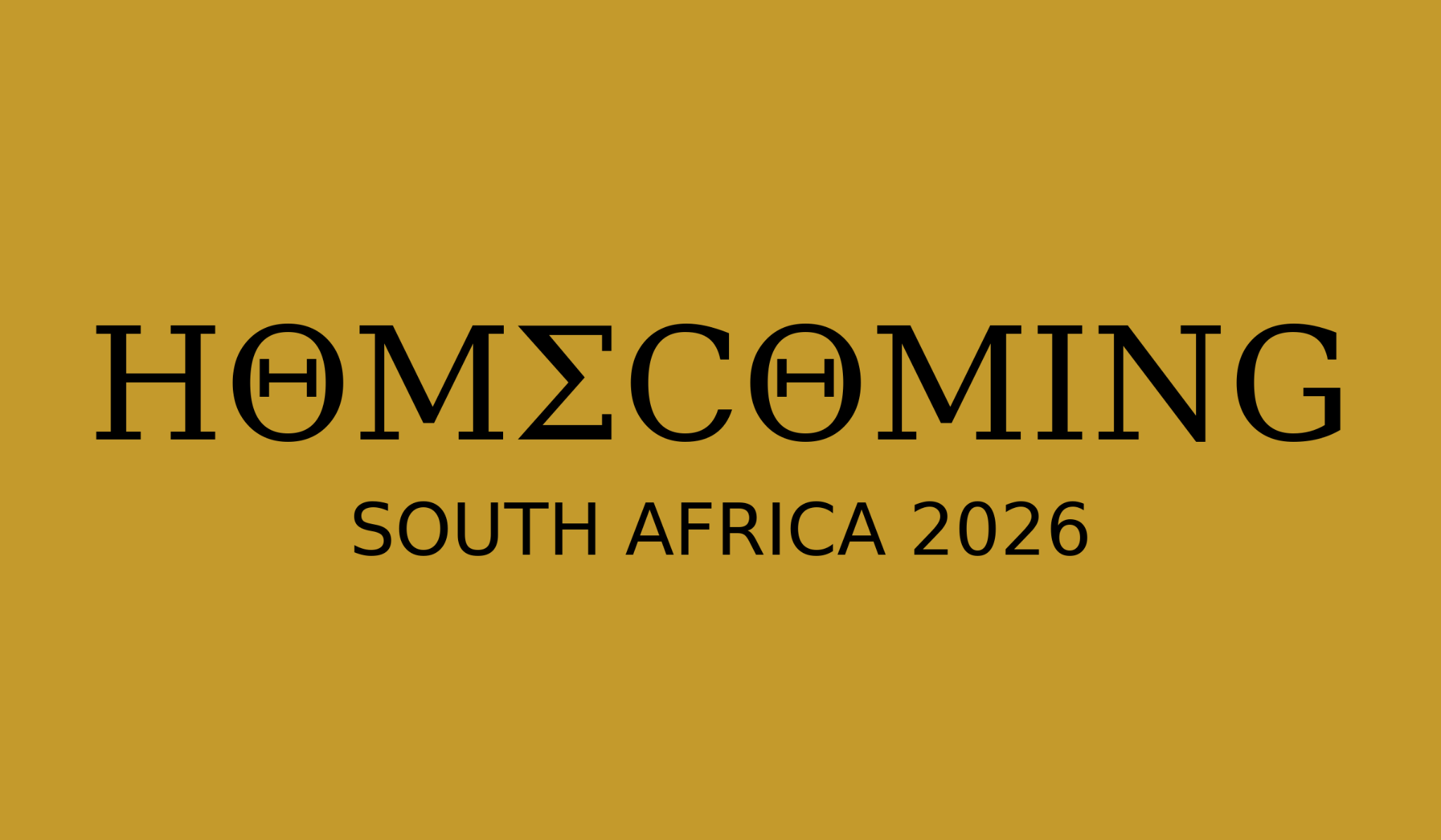 Homecoming South Africa 2026