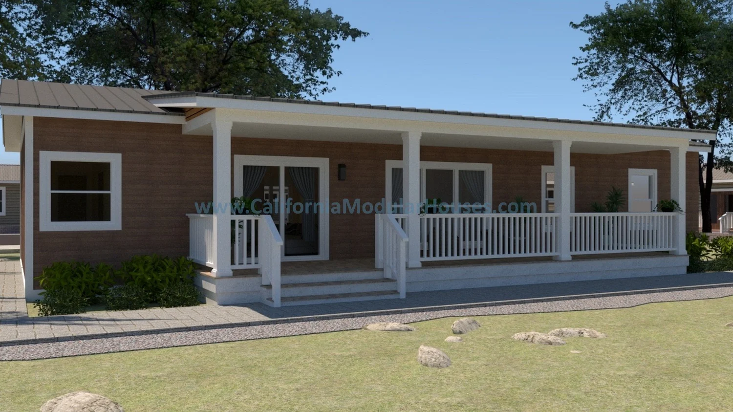 The Davis– 1,496 sq ft Prefab Modular Home Floor Plan — California ...