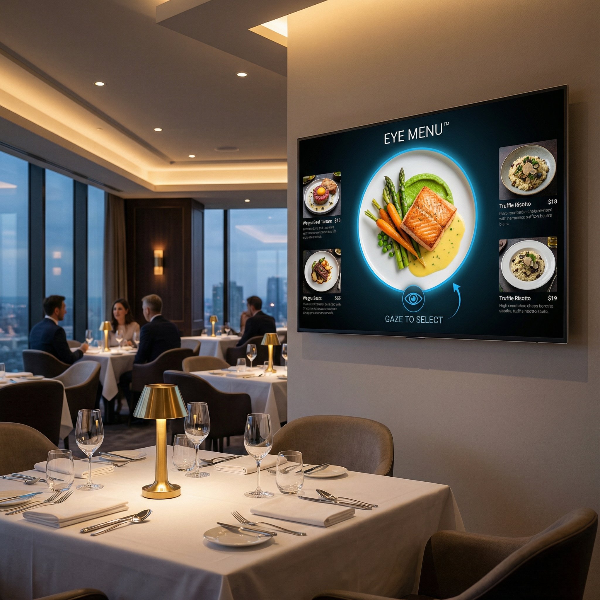 Eye Menu | Experience Gaze-Controlled Dining — EYE TECHNOLOGY