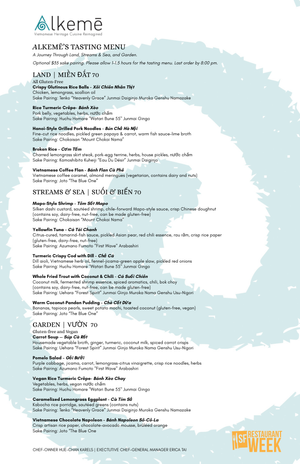 Restaurant: Alkēme — Santa Fe Restaurant Week