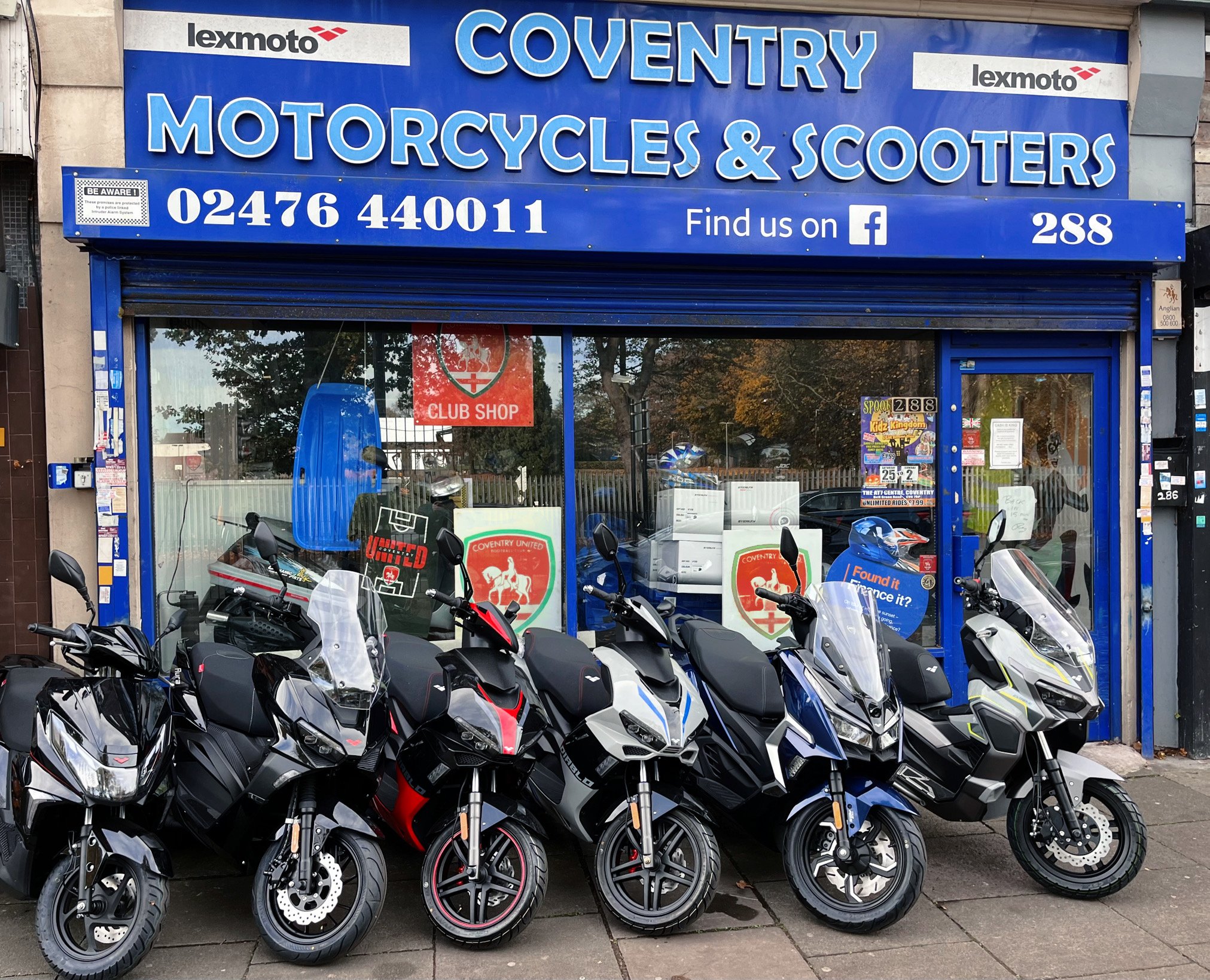 Coventry Motorcycles & Scooters
