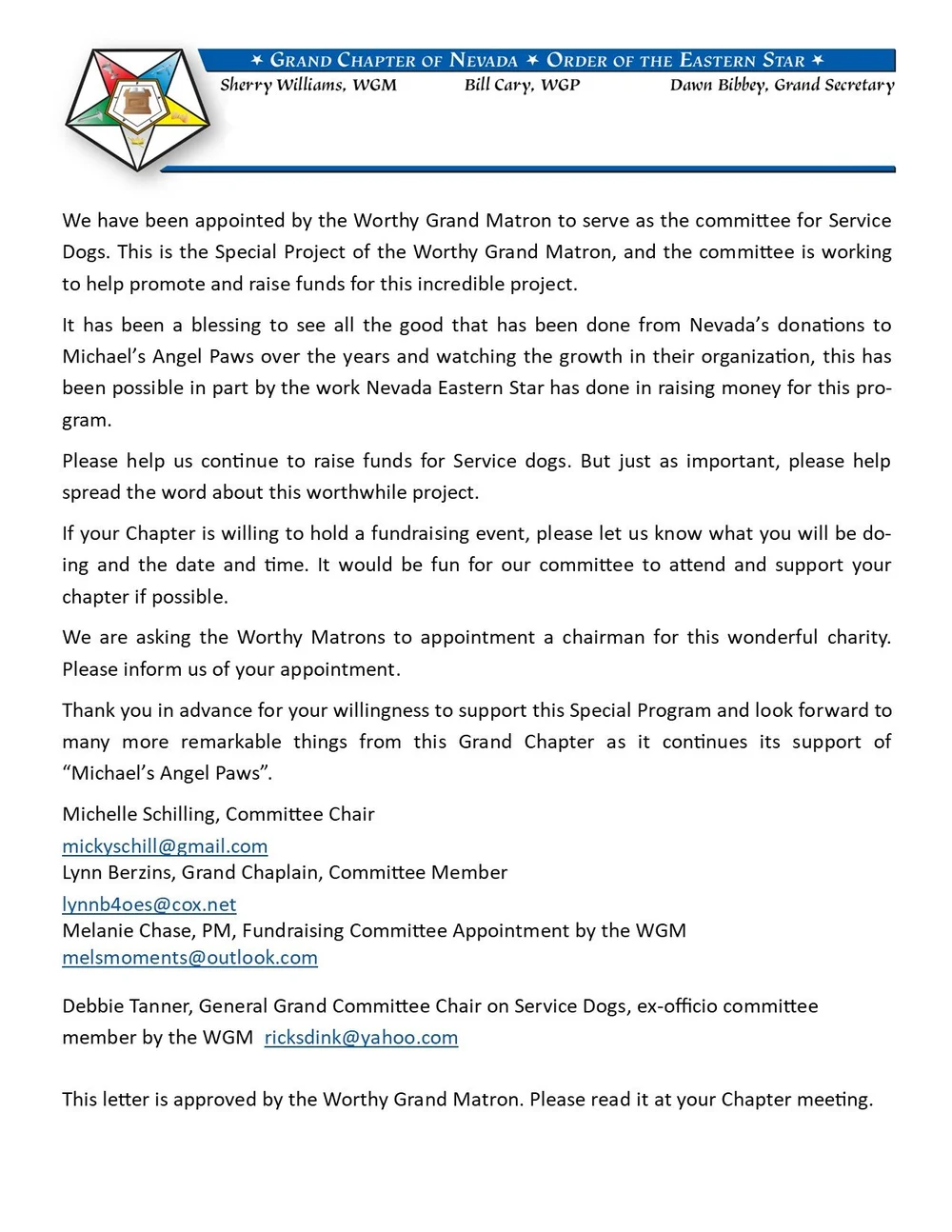 Nevada Grand Chapter