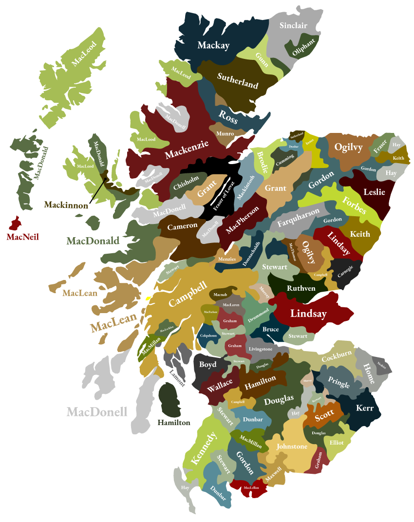 Scottish Clans and Families — VISITING SCOTLAND