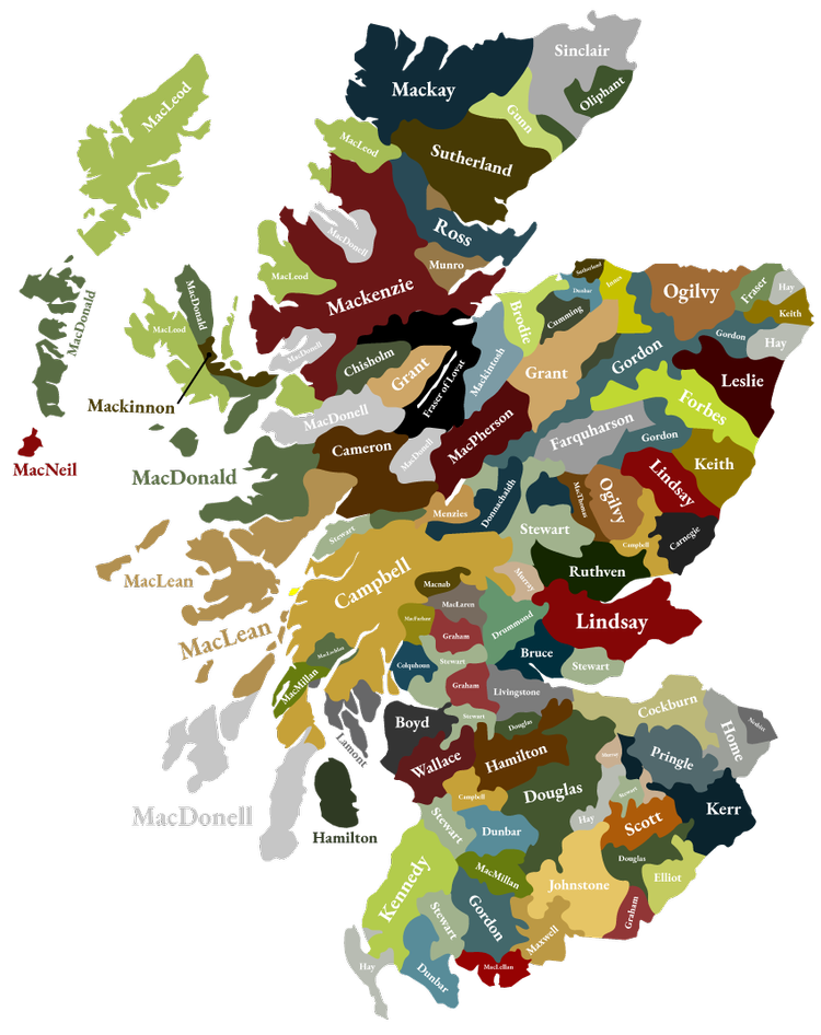 Scottish Clans and Families — VISITING SCOTLAND