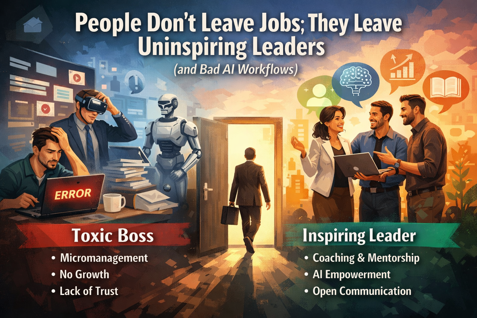 Why Employees Leave Managers in 2025 | Modern Leadership & Retention ...