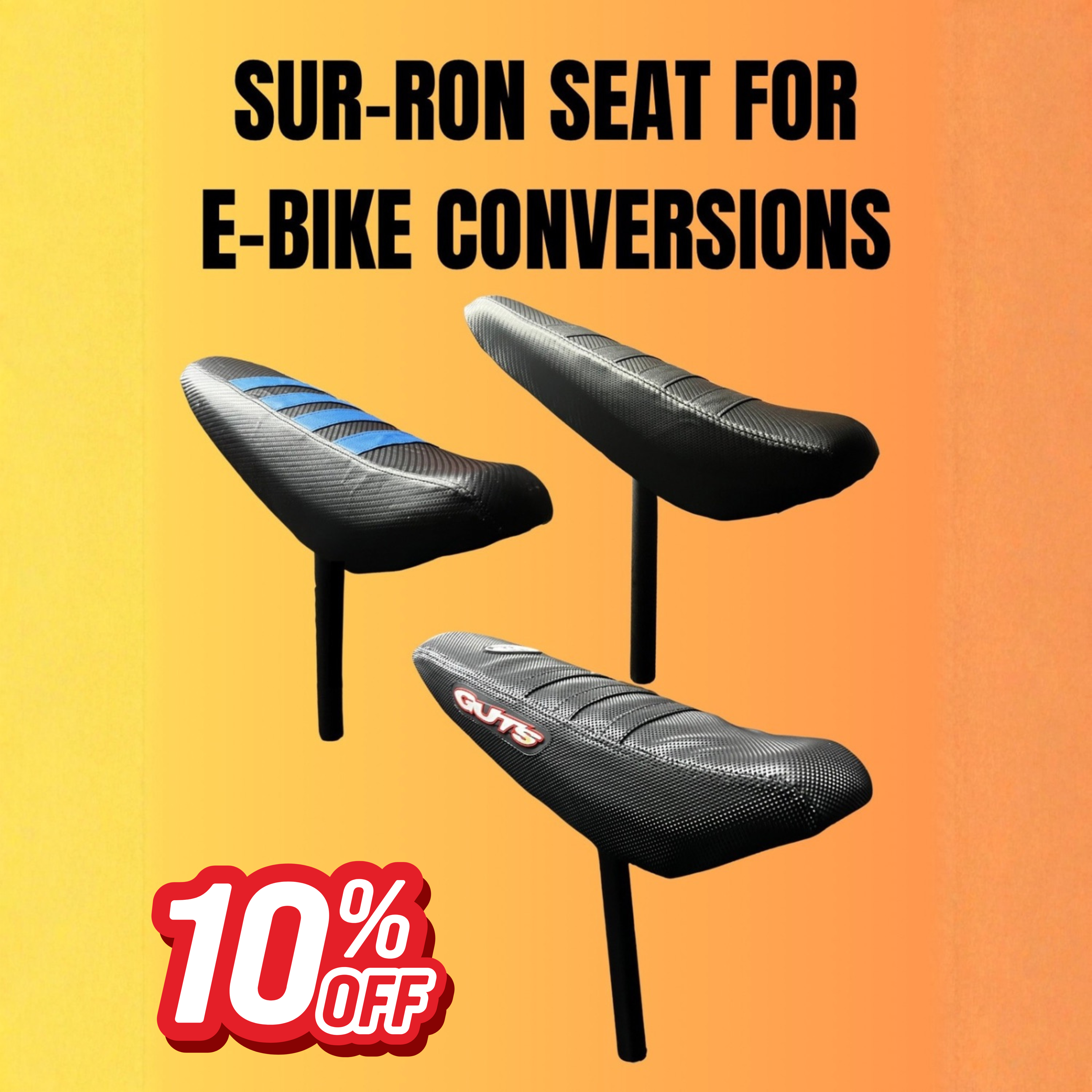 Sur-Ron Seat For E-Bike Conversions — BikeVolt101