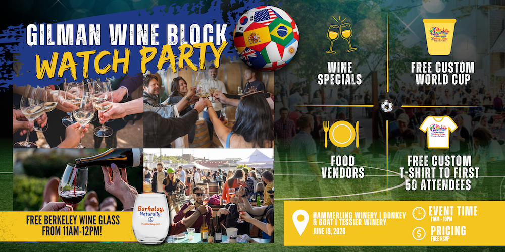 Gilman Wine Block Watch Party — FIFA World Cup 26™ SF Bay Area