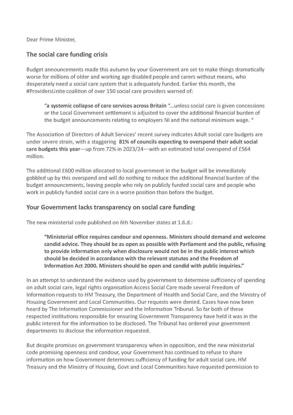 Government Transparency Campaign
