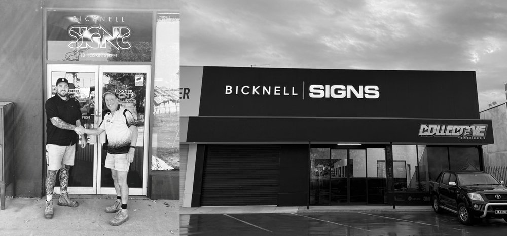 About — Bicknell Signs